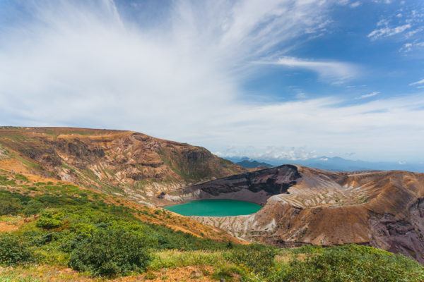 Visiting Okama Crater Lake at Mount Zao in Tohoku, Japan